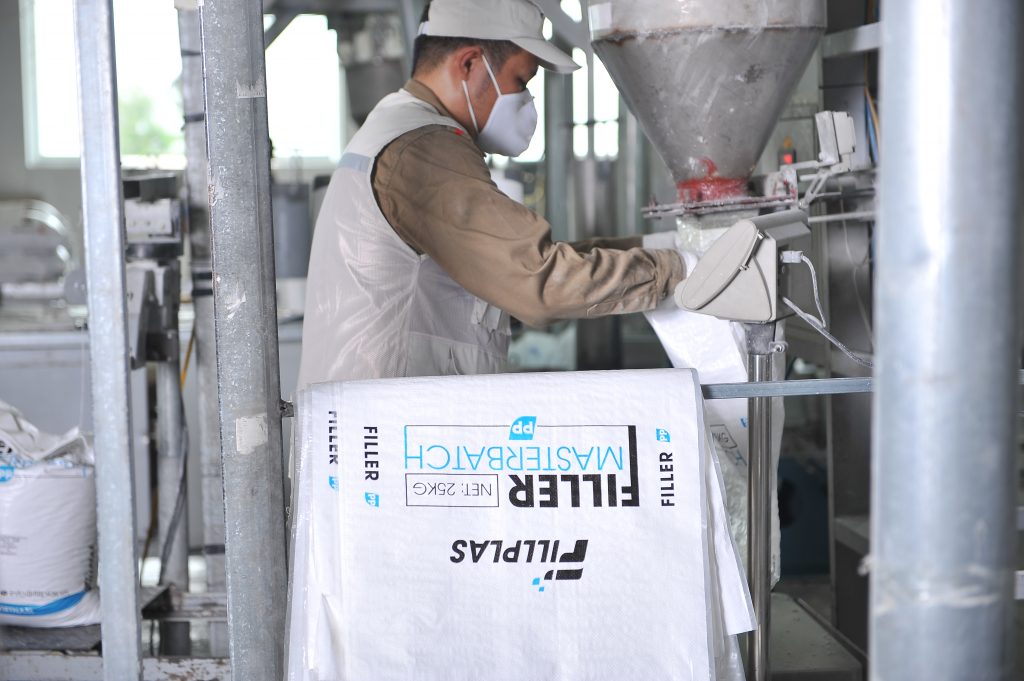 The components that make up Fillplas's Filler Masterbatch